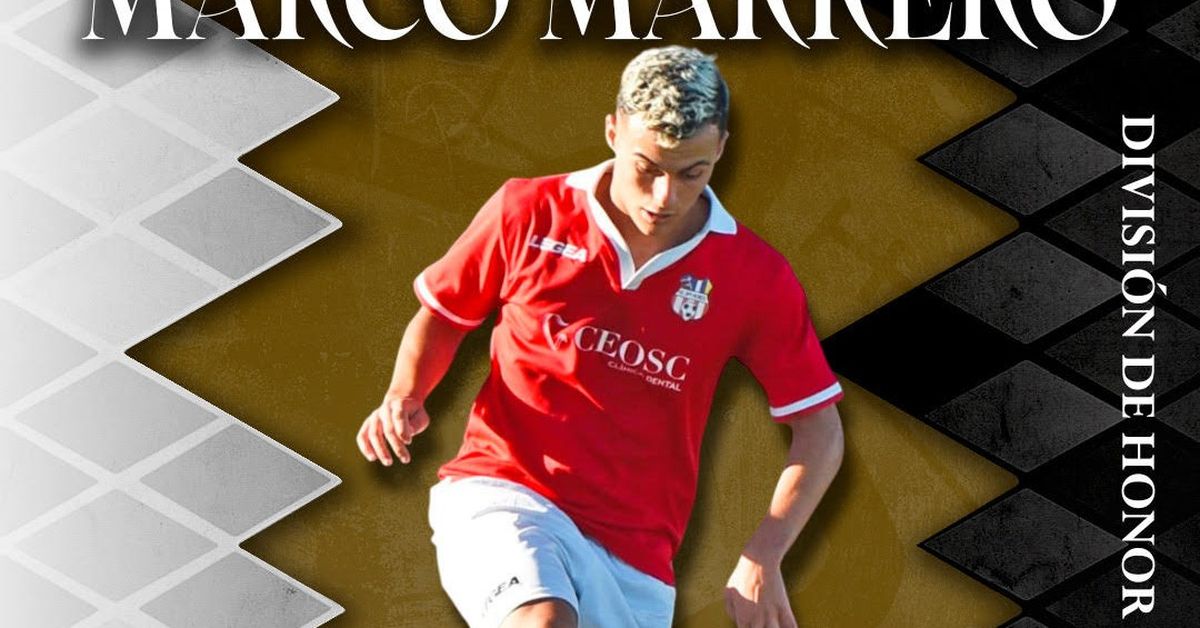 Marco Marrero, primer fichaje del Juvenil A Unionistas