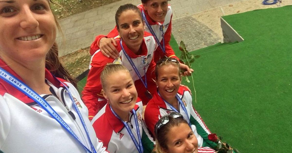 Eva Barrios conquista la medalla de bronce en el K2 del Europeo de Maratón
