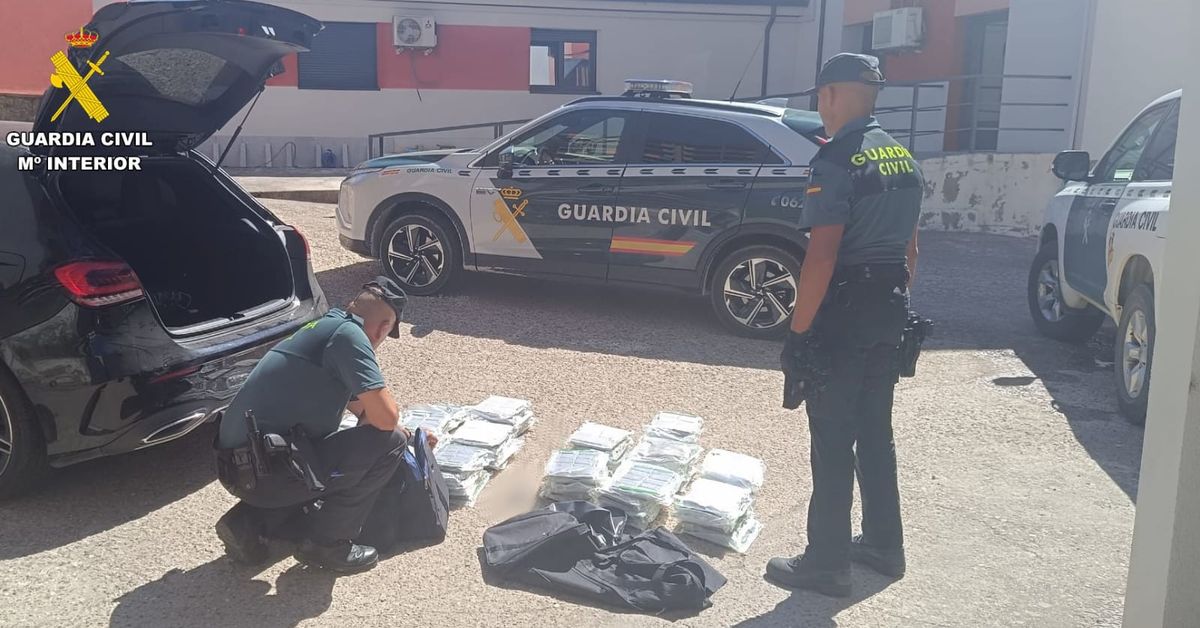 Detenido en Navacarros con más de 76 kilos de hachís en el interior de ...