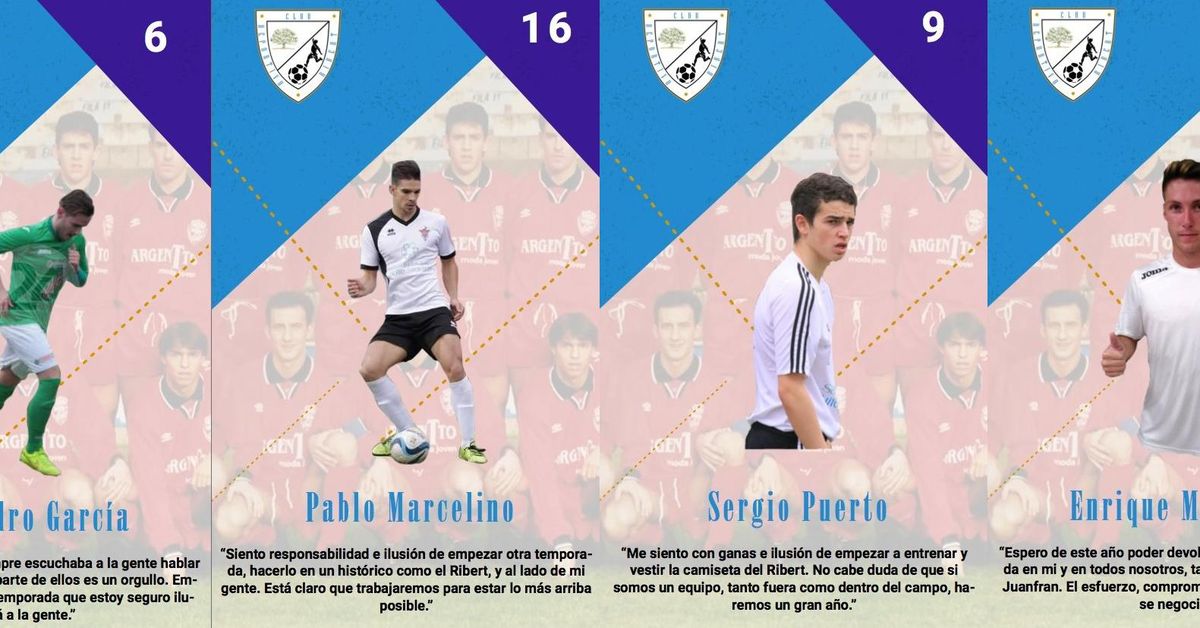 El CD Ribert anuncia la llegada de cuatro jugadores más