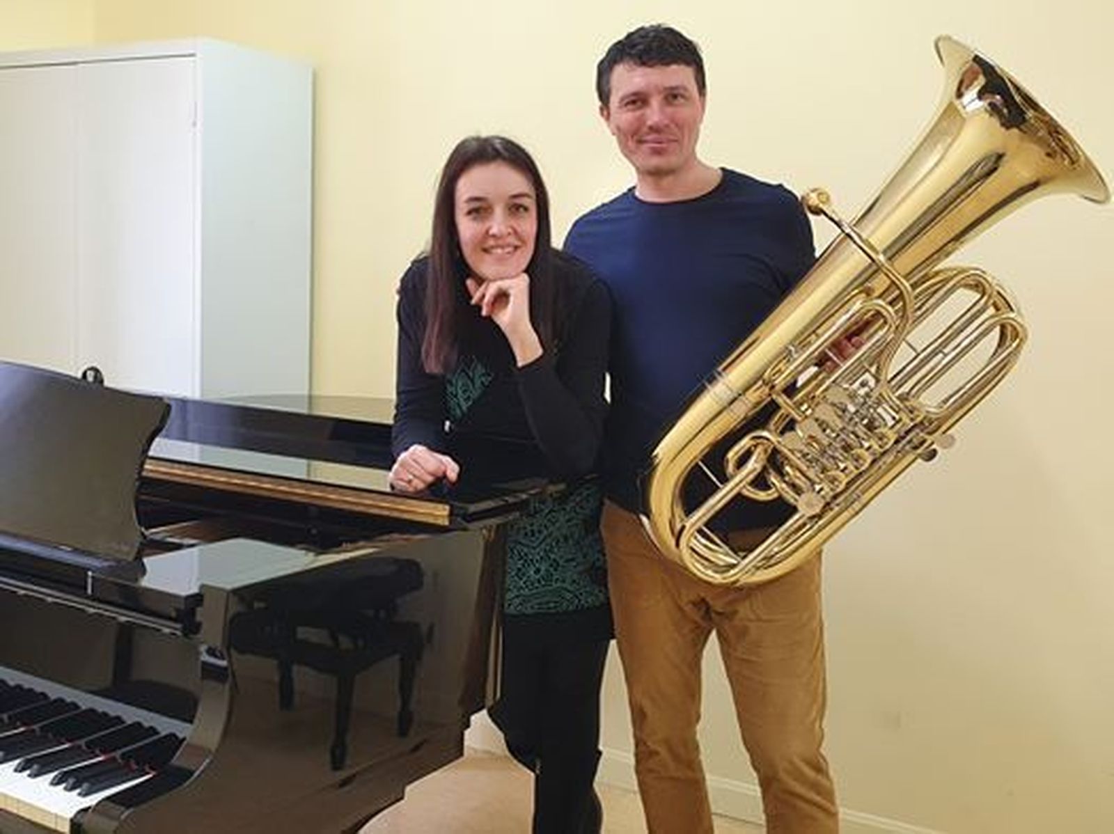 José María Redondo y Claudia Vior acercan la tuba y el piano al ...