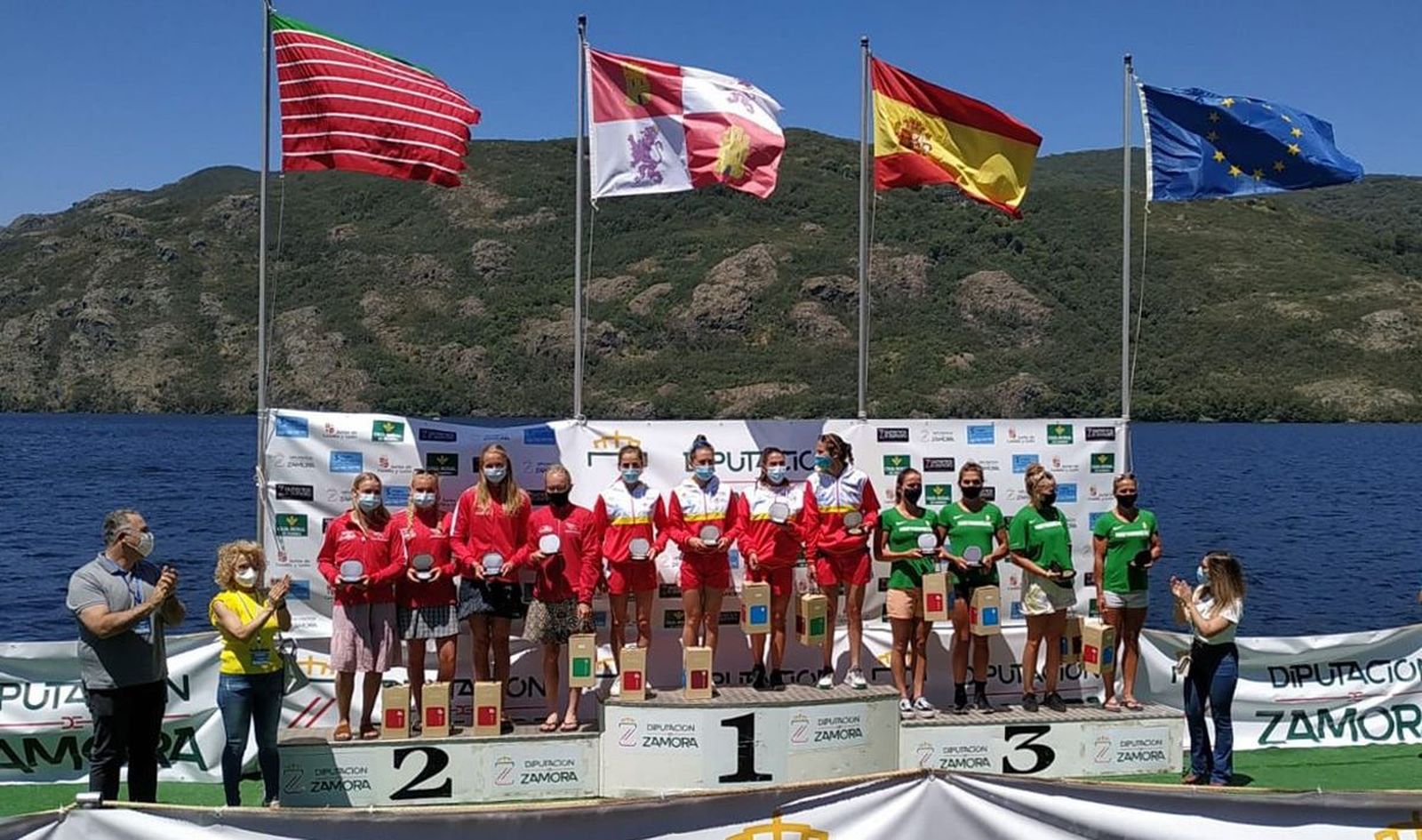 Eva Barrios, gran triunfadora de la Regata Internacional de Sanabria