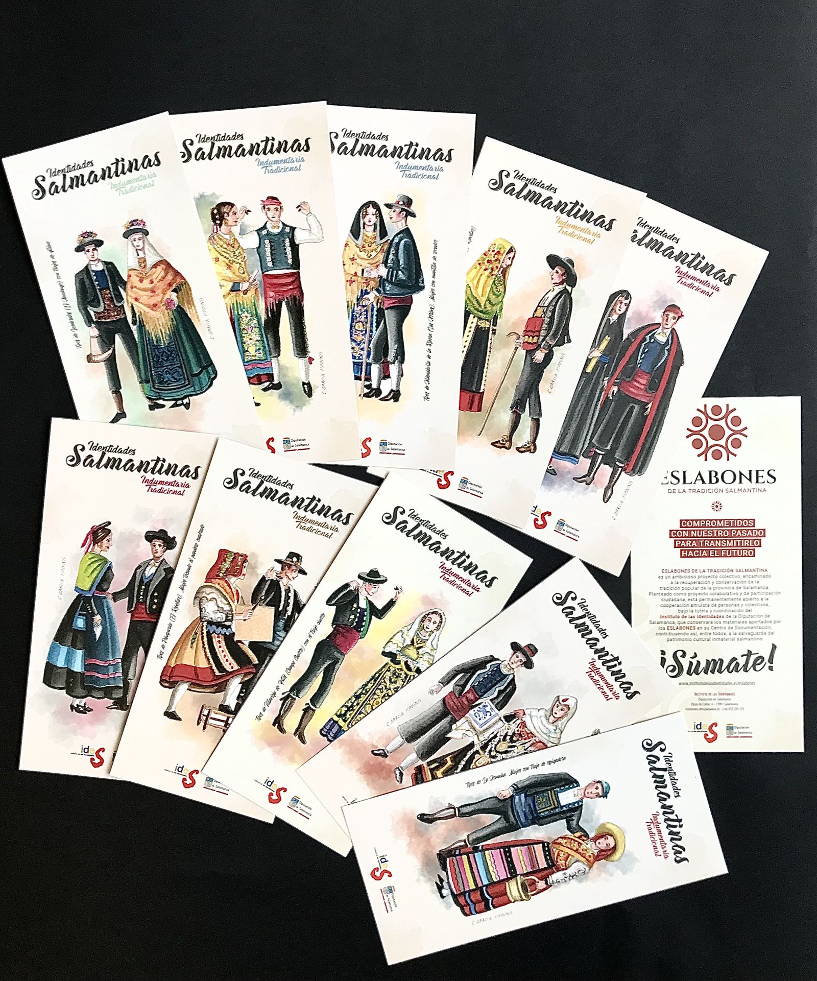 La Diputación distribuye 10.000 marcapáginas con trajes populares de ...