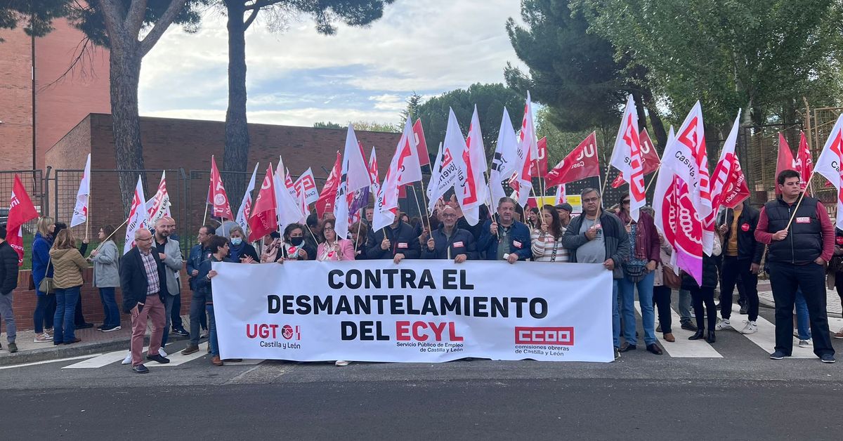 UGT y CCOO denuncian el desmantelamiento del Ecyl por parte de la Junta y piden más políticas ...