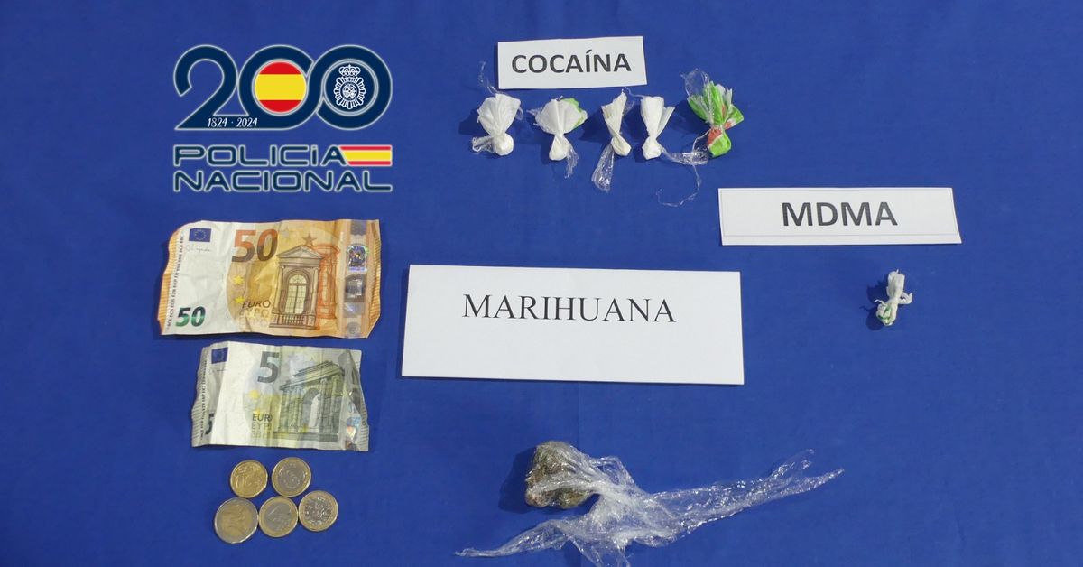 Detienen a un joven con cocaína, MDMA y marihuana en un taxi durante un ...