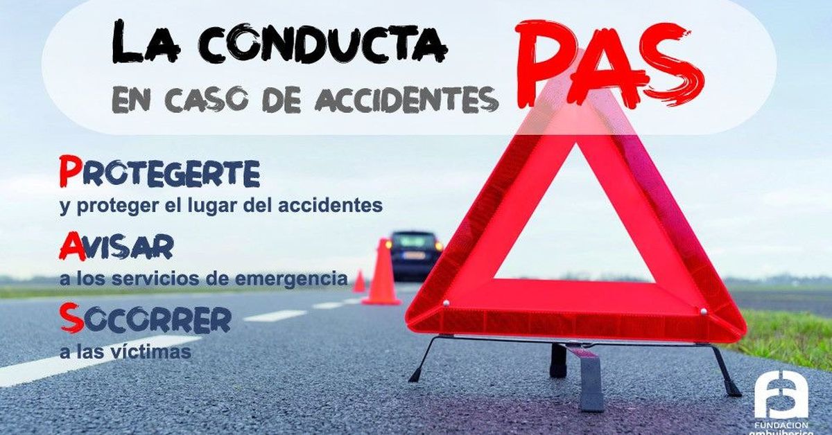 Recuerdan aplicar siempre la conducta PAS (proteger, avisar y socorrer ...