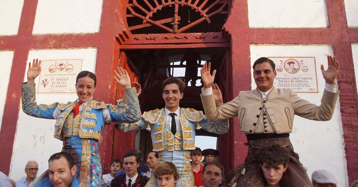 Ledesma celebra su novillera mixta con Sergio Pérez, Raquel Martín y ...