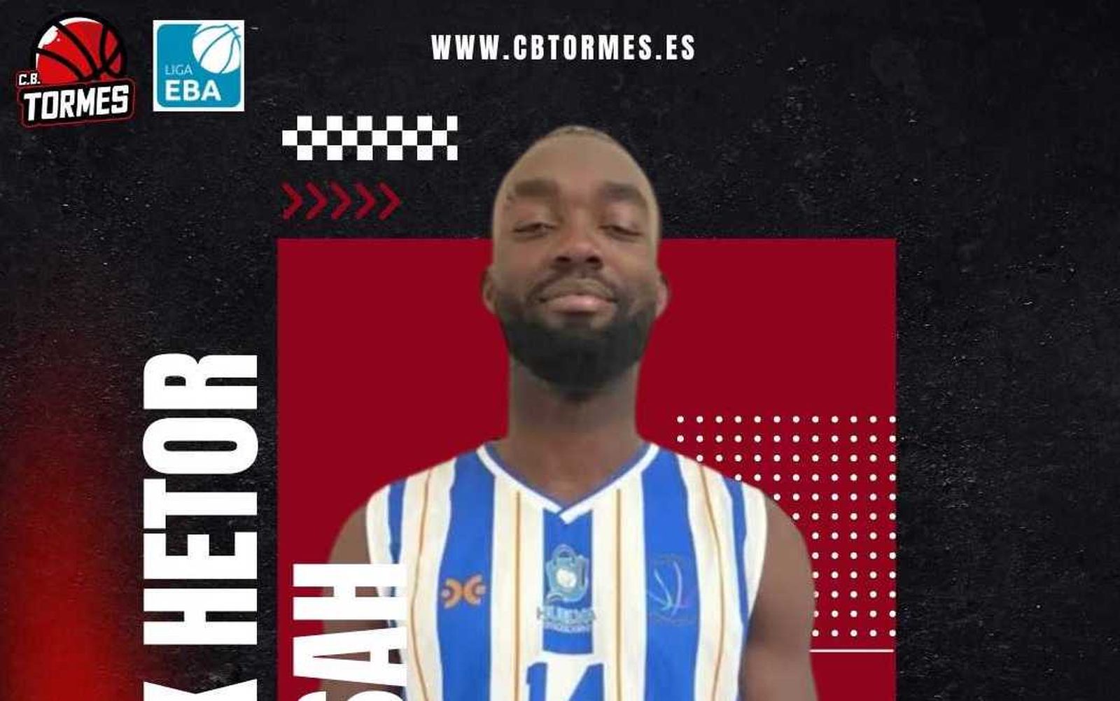 Mark Hetor Mensah, nuevo ala pívot del CB Tormes