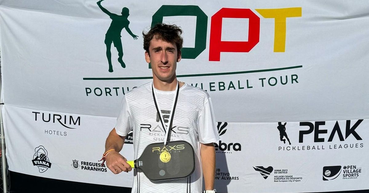 Samuel Herrera, oro en la quinta prueba del Portugal Pickleball Tour