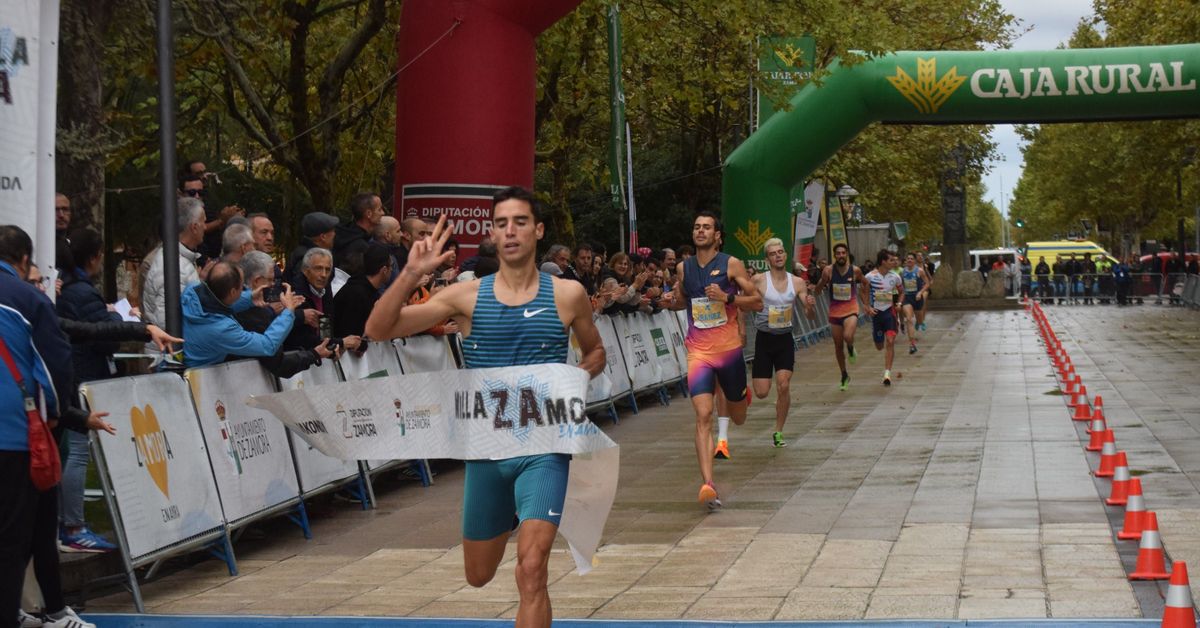 Jesús Gómez y Águeda Marqués se imponen en la Milla Zamora Enamora